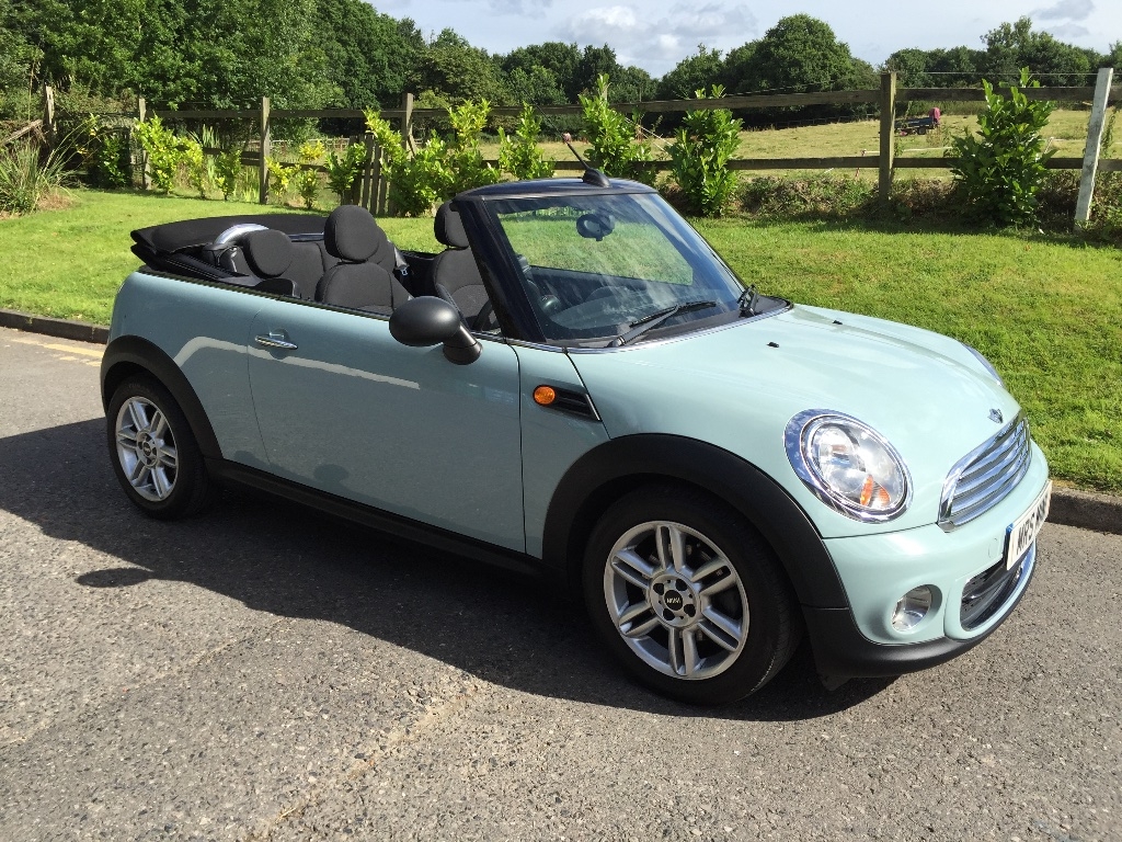 Welcome Back To This 2013 MINI One Convertible 1 6 Ice Blue 52K MILES